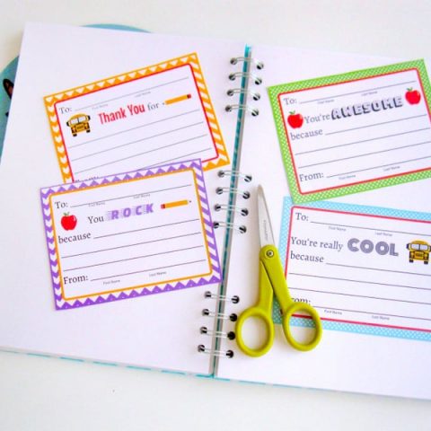 School Appreciation Station Kudos Printable Cards F007 – Partymazing