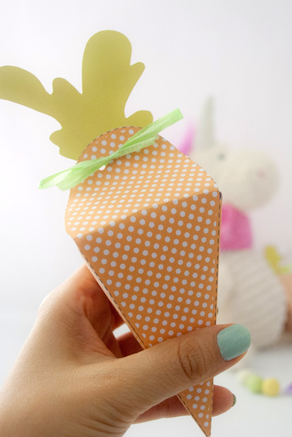 Easter Carrot Box Template F005 – Partymazing.com