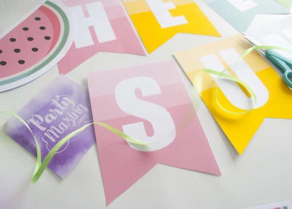 Hello Summer Watermelon Printable Party Set – Partymazing.com