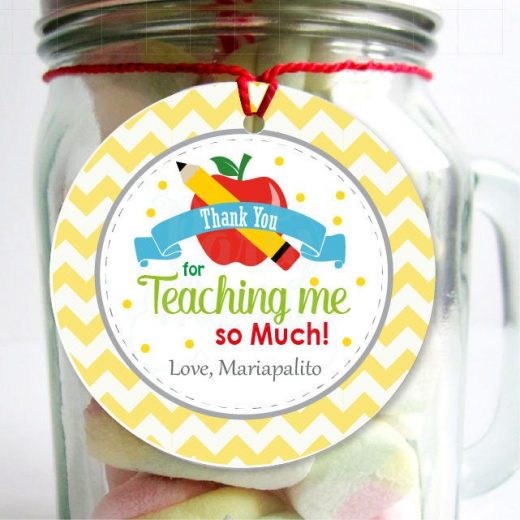 School a Fun Place Printable Gift Thank You Tag | PK12| E114 - Partymazing