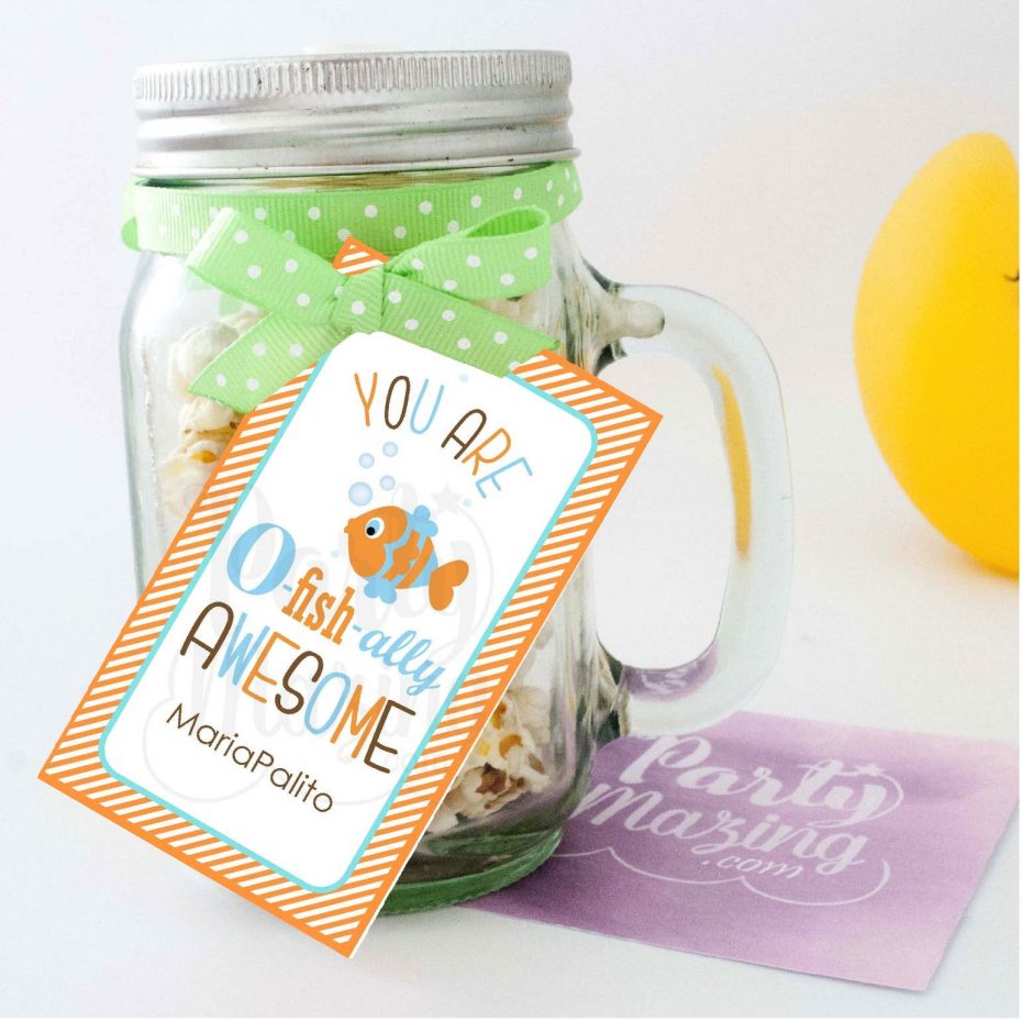 You Are O-fish-ally Awesome Printable Thank You Tags |PK02| E075 ...