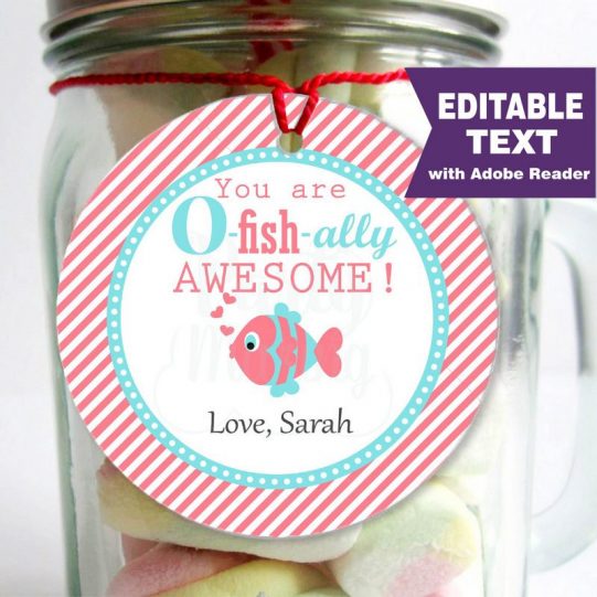 You are Ofishally Awesome Printable Gift Tags | E150 – Partymazing