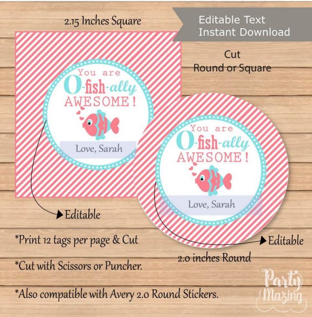 You are Ofishally Awesome Printable Gift Tags | E150 – Partymazing.com