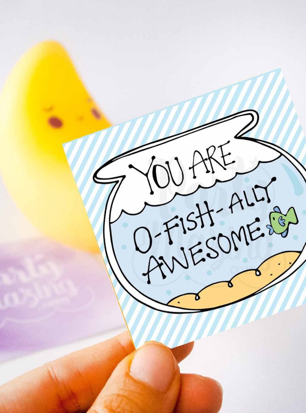 You are O-Fish-ally Awesome Printable Gift Tag | E246 - Partymazing