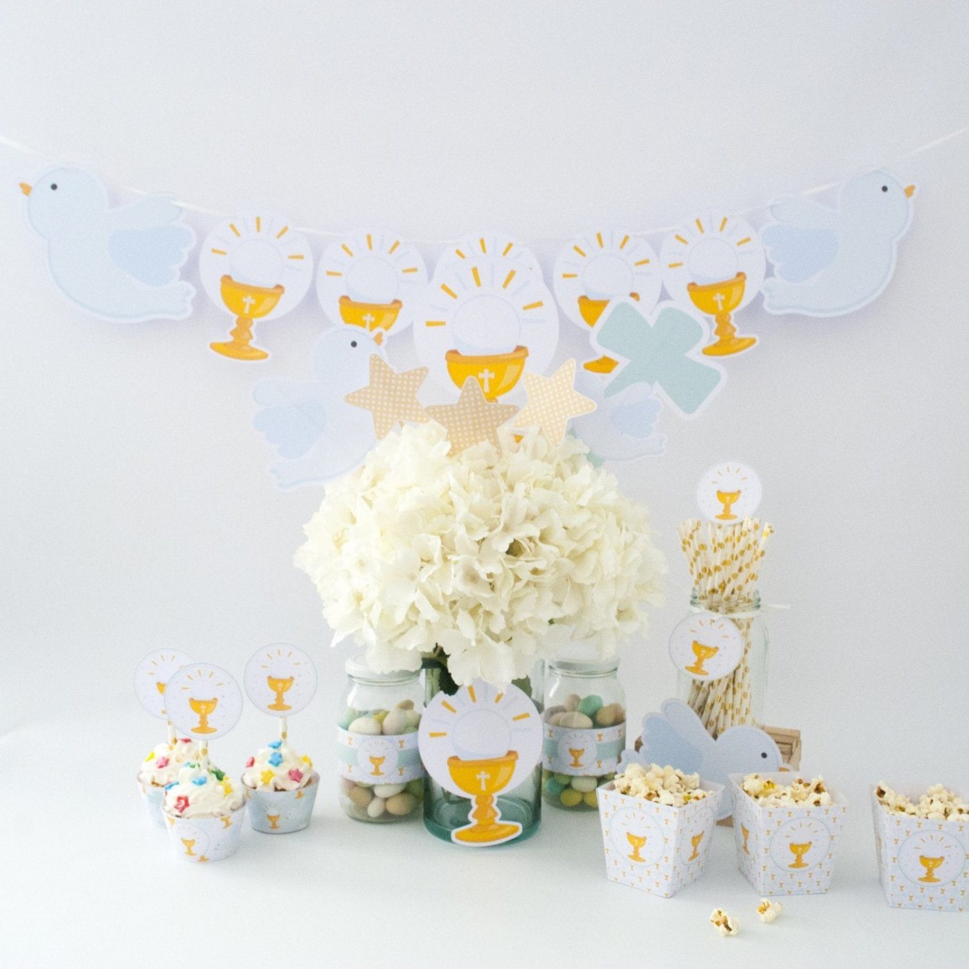 Over +12 Dove First Communion Ideas + Party Collection – Partymazing.com