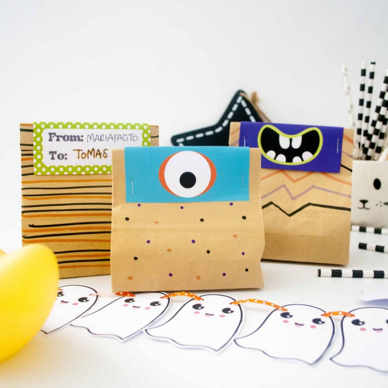 Editable Trick or Treat Bag Topper| Printable Halloween Treat Bags ...