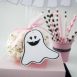 Printable Hand Drawn Pink Halloween Decor, Little Ghost Garland & Favor ...