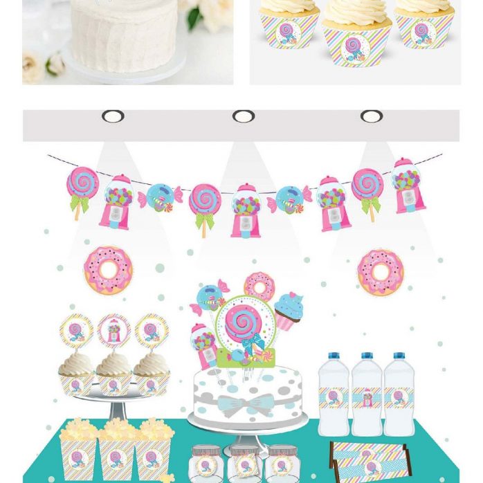 Printable Sweet Party Candyland Quick Party Printable Package ...