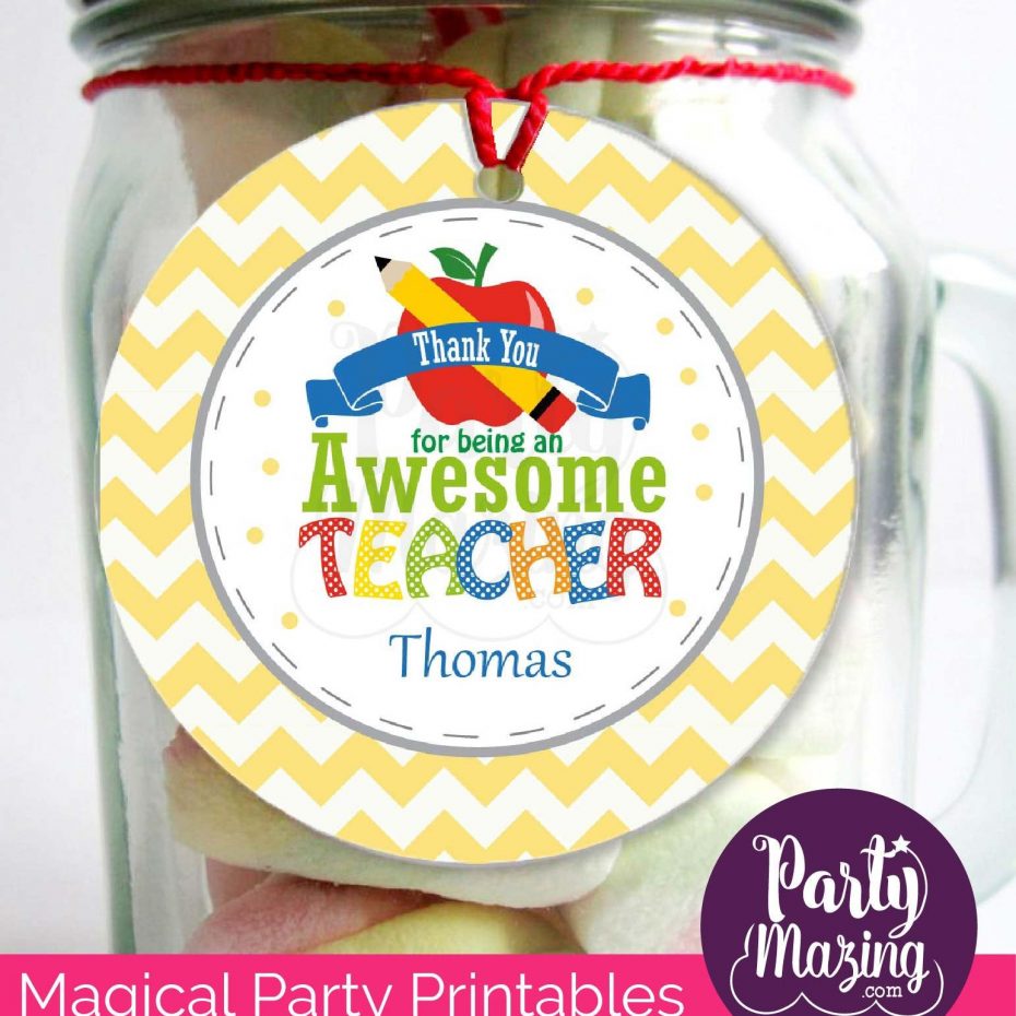 School Yellow Pencil Printable Gift Box P002 – Partymazing.com