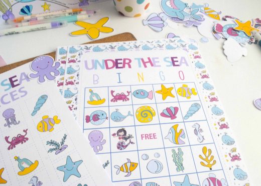 Under the Sea Summer Printable BINGO| E244 – Partymazing.com