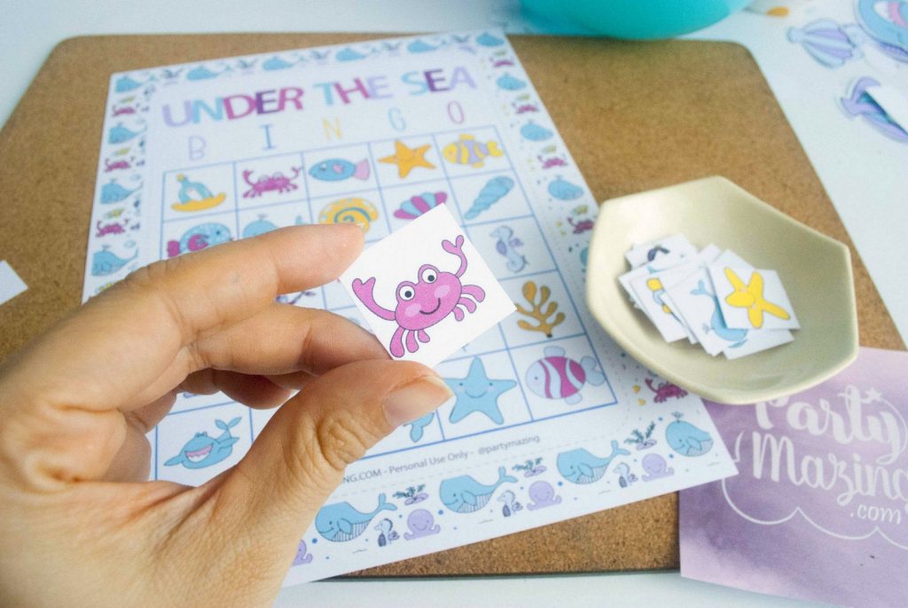 Under the Sea Summer Printable BINGO| E244 – Partymazing.com