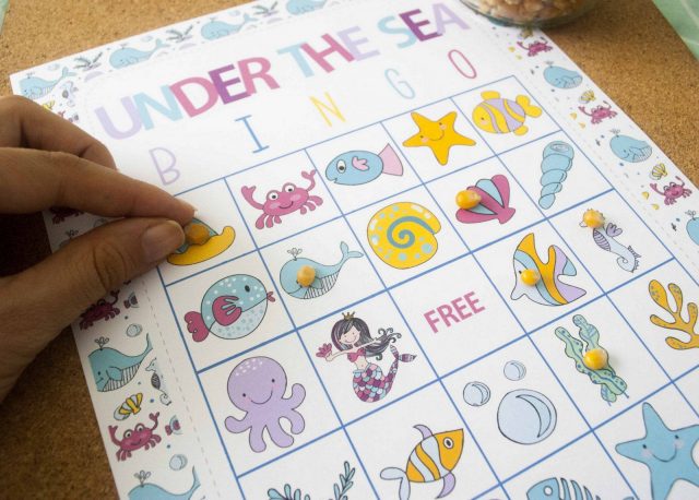 Under the Sea Summer Printable BINGO| E244 – Partymazing.com