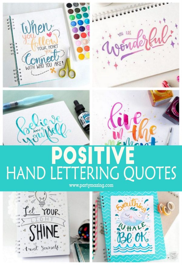 6 Hand-Lettering Basic Tips and Free Practice Guide – Partymazing.com