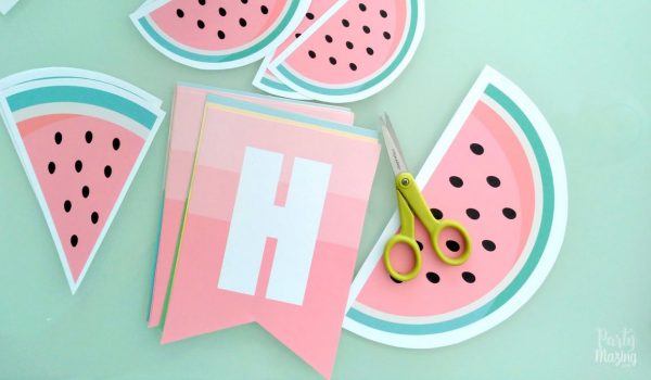 Hello Summer Watermelon Printable Party Set – Partymazing.com