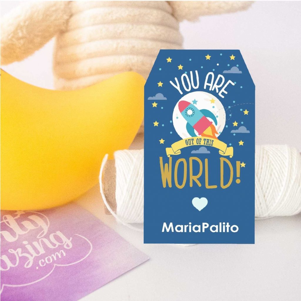 You are out of this World Printable Gift Tag | E070 – Partymazing.com